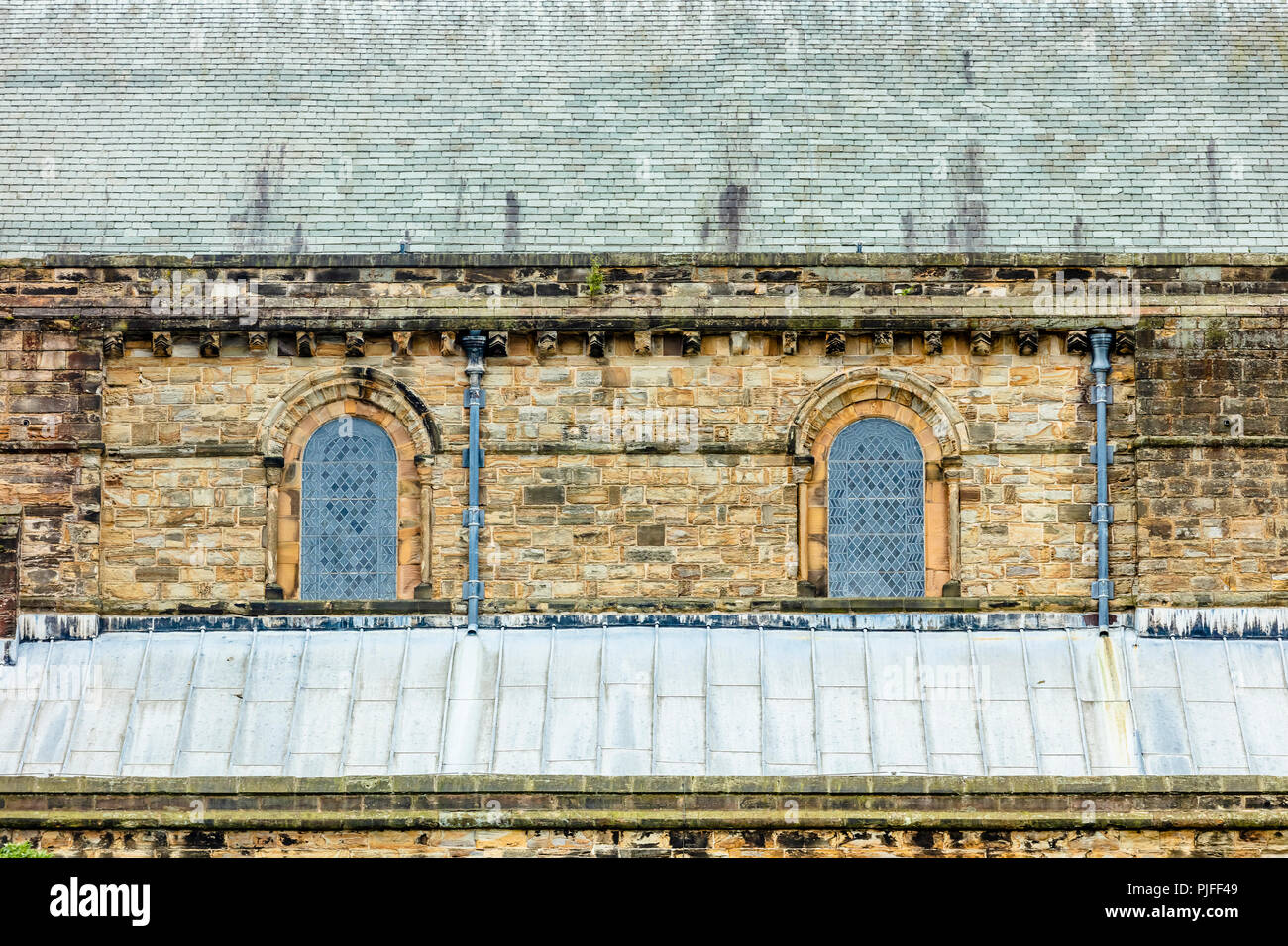 Durham Castle & Cathedral UNESCO world heritage site details Stock ...
