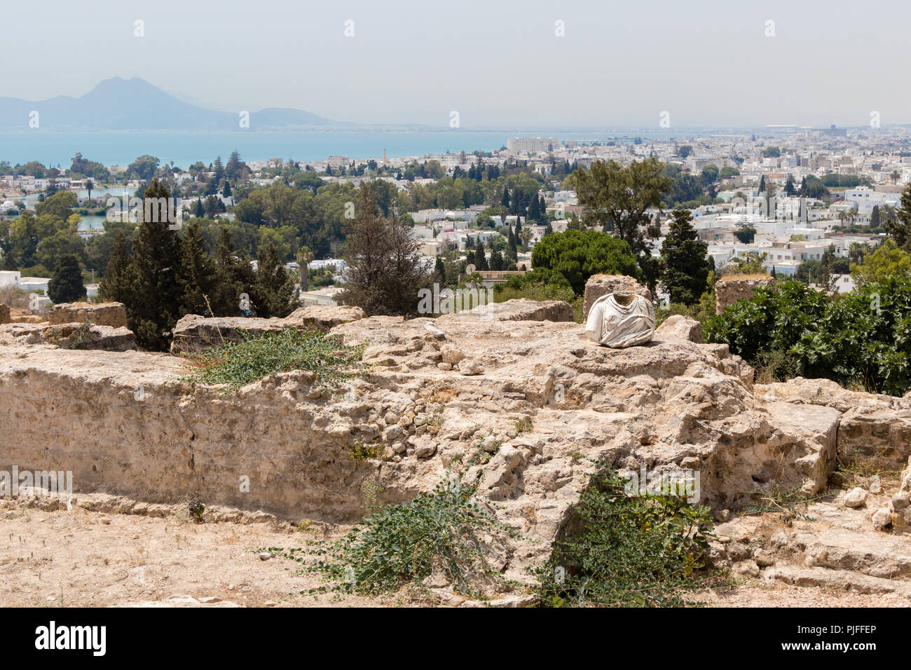 The Carthage, great city of antiquity on the north coast of Tunisia ...