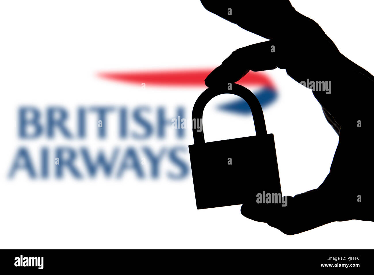 LONDON, UK - FEBRUARY 5th 2018: British Airways security issues ...