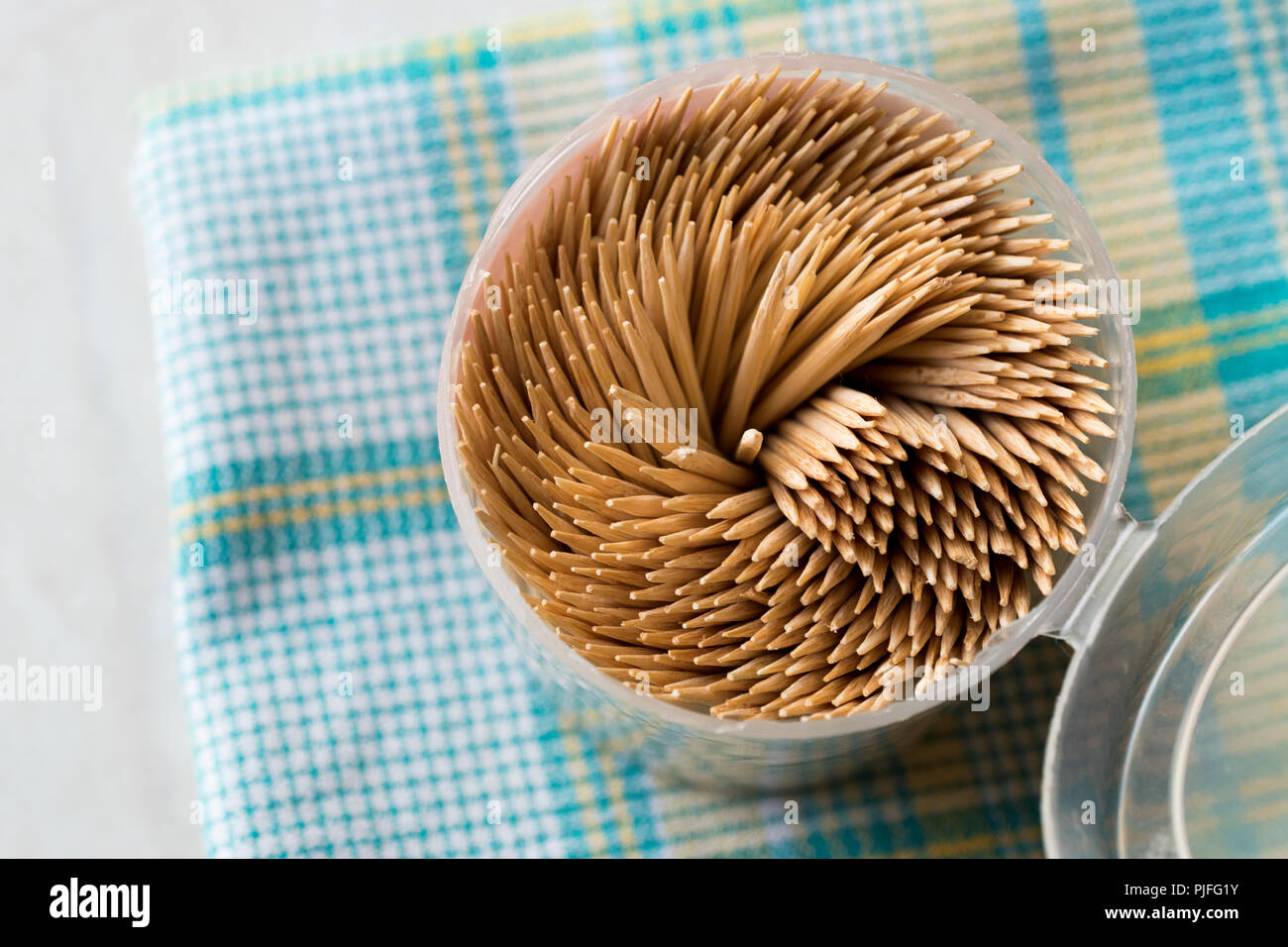 Toothpicks in plastic cup hi-res stock photography and images - Alamy