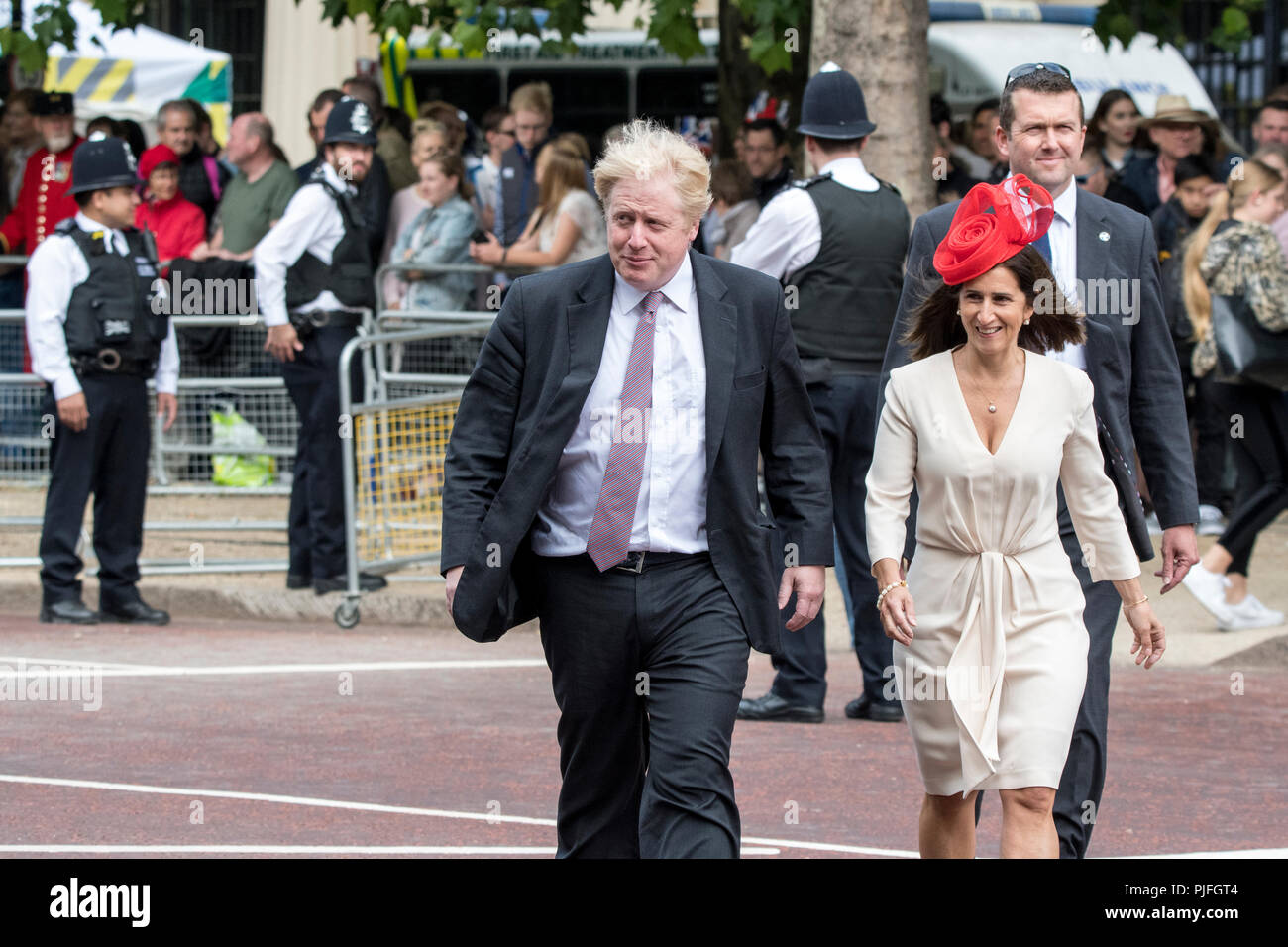 Boris Johnson And Marina Wheeler High Resolution Stock Photography and ...