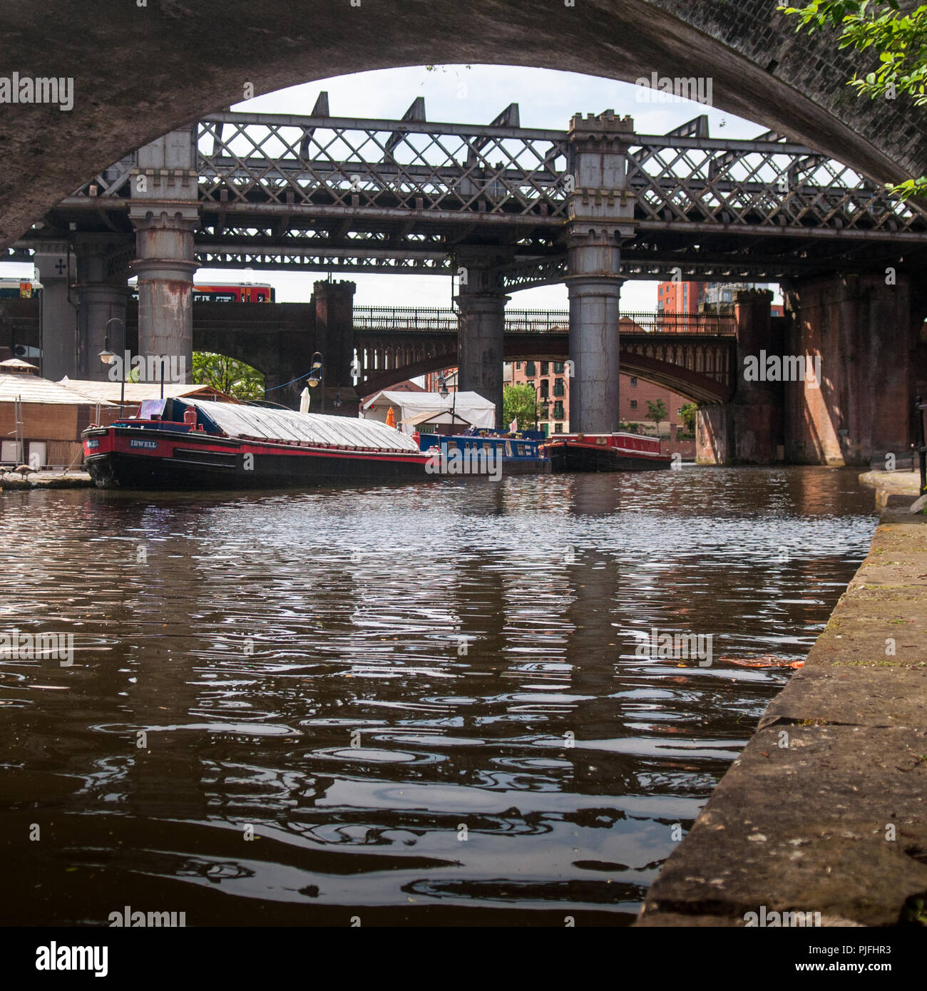 Castlefield basin manchester hi-res stock photography and images - Alamy
