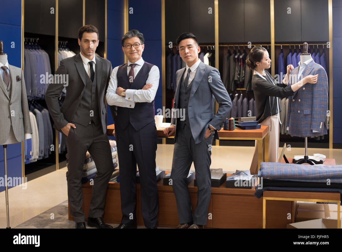 Confident fashion designer and businessmen Stock Photo - Alamy