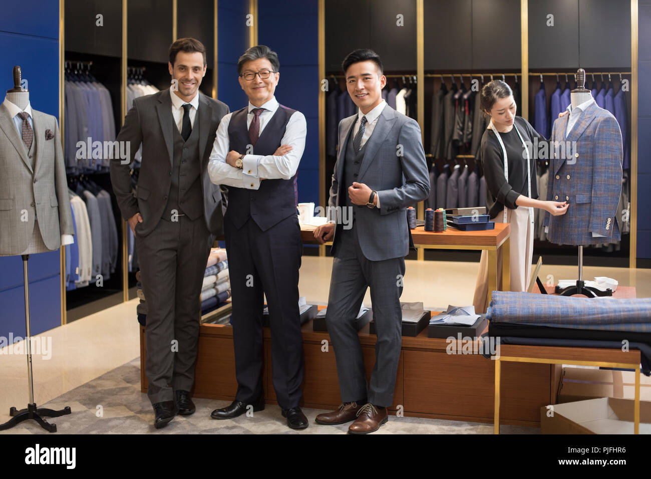 Confident fashion designer and businessmen Stock Photo - Alamy