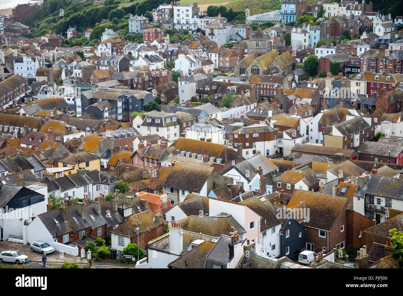Old english town hi-res stock photography and images - Alamy