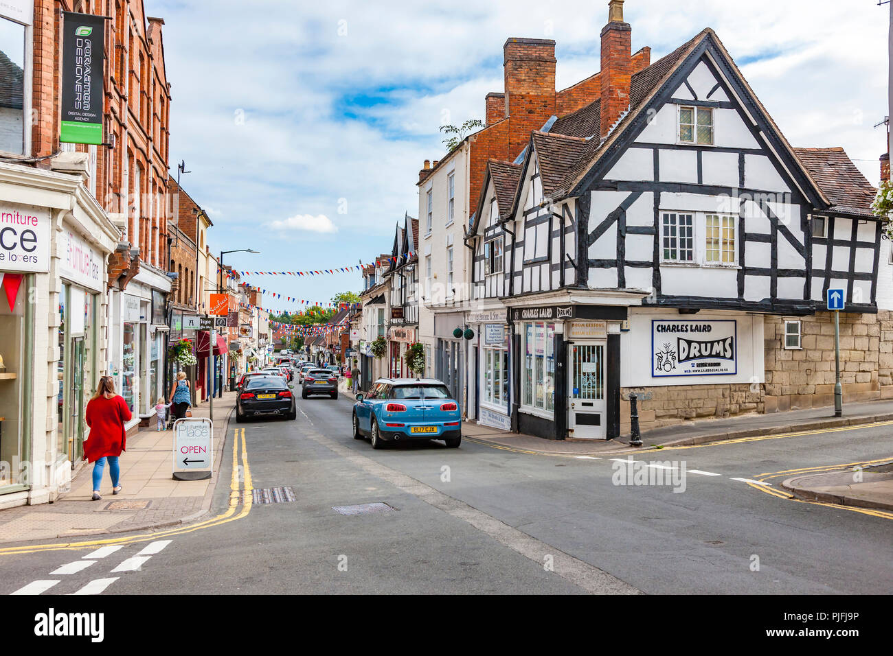 Historic english midlands town hi-res stock photography and images - Alamy