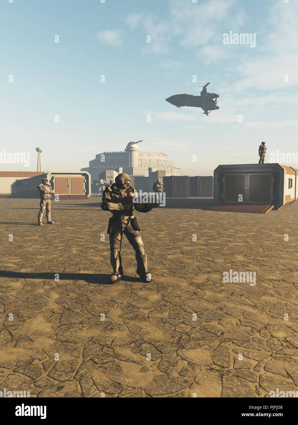 Space outpost hi-res stock photography and images - Alamy