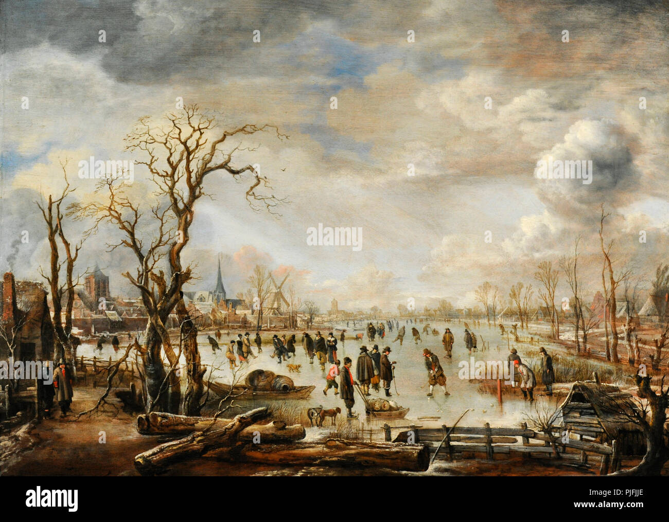17th century landscape europe painting hi-res stock photography and ...