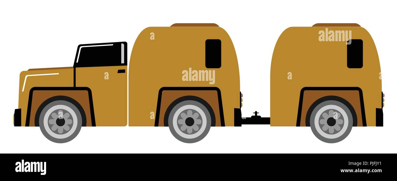 vintage old Pick up truck vector and illustration Stock Vector Image ...