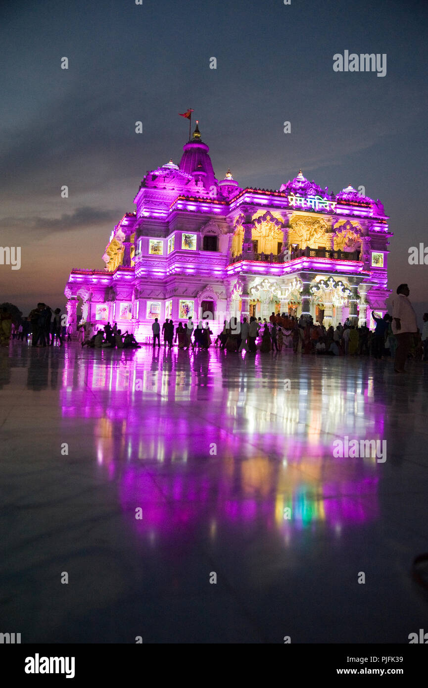 Prem Mandir Temple High Resolution Stock Photography and Images - Alamy
