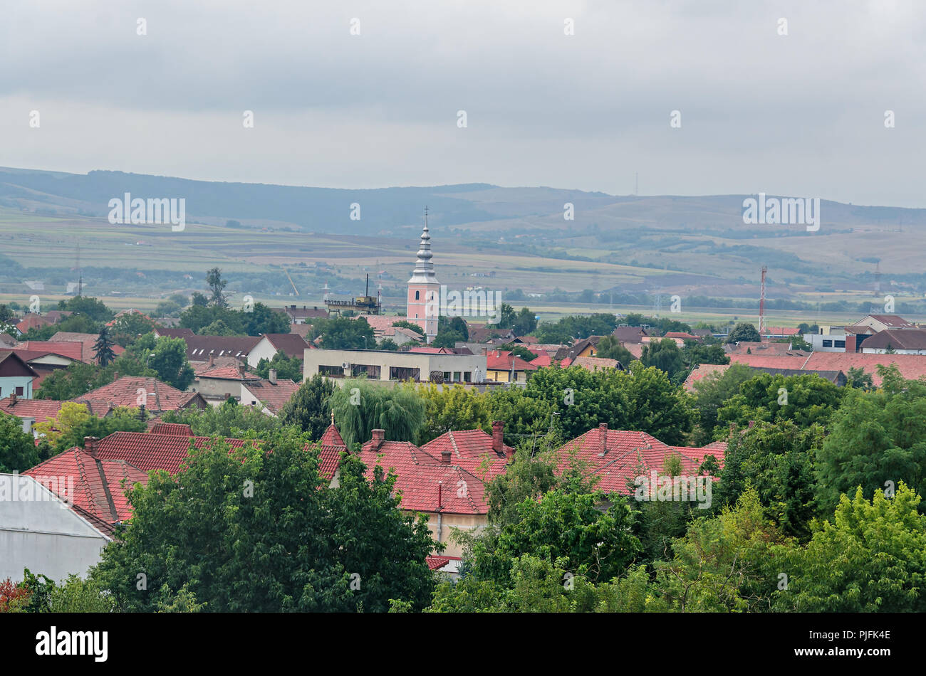 City Alba Iulia from Romania view from Citadel fortress Alba Carolina Stock Photo - Alamy