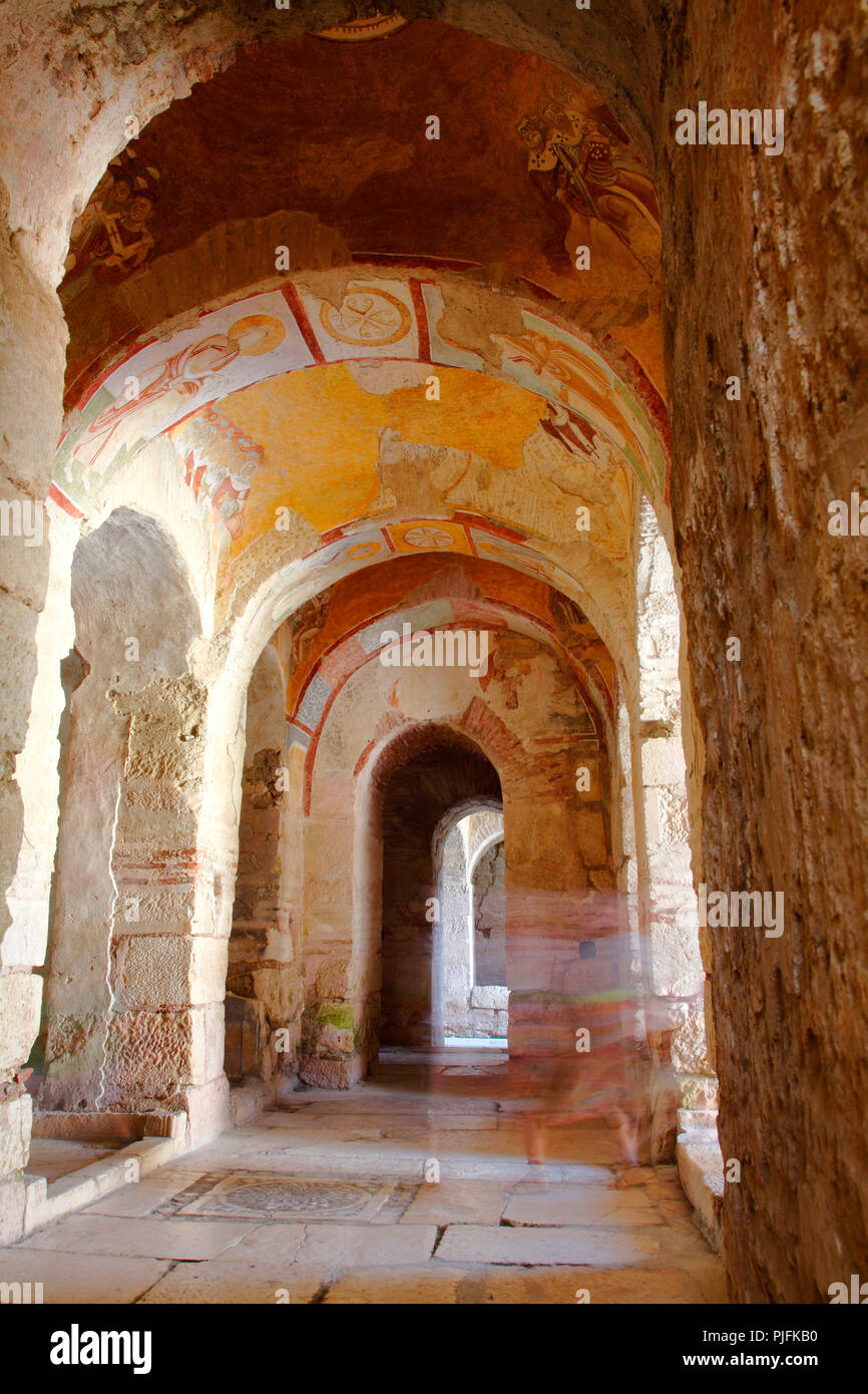 Turkey, province of Antalya, Demre, Saint Nicolas church Stock Photo ...
