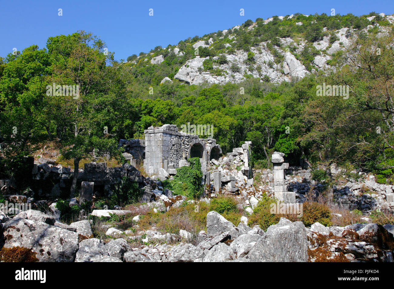 Turkey, province of Antalya, archaeological site of Termessos (national ...