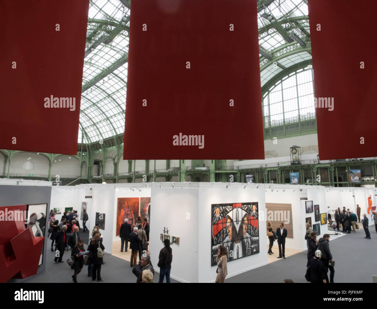 France, Paris, FIAC (International Contemporary Art Fair) under the ...