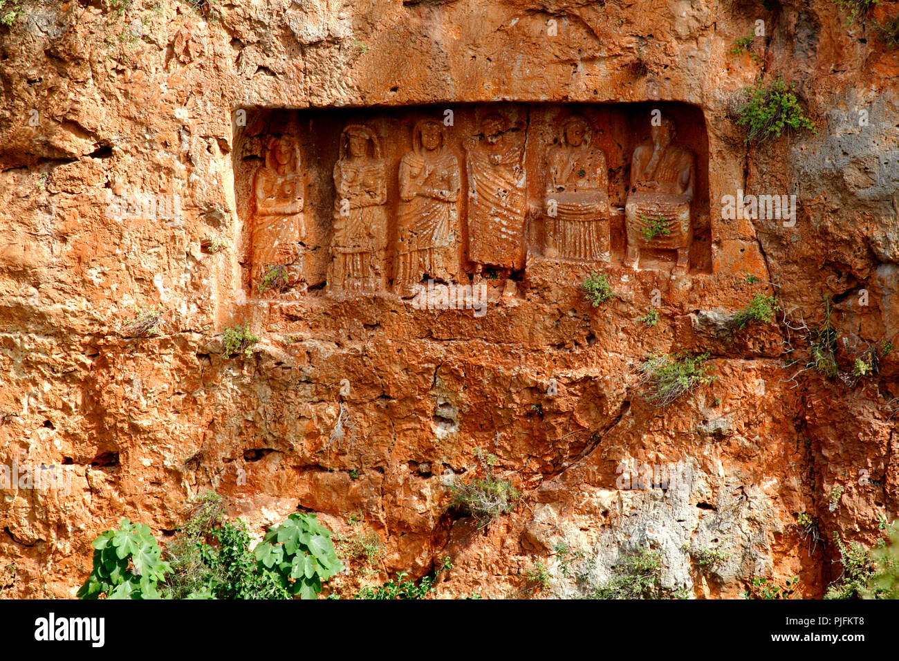 Turkey, province of Mersin, Erdemli, archaeological site of Kanlidivane ...