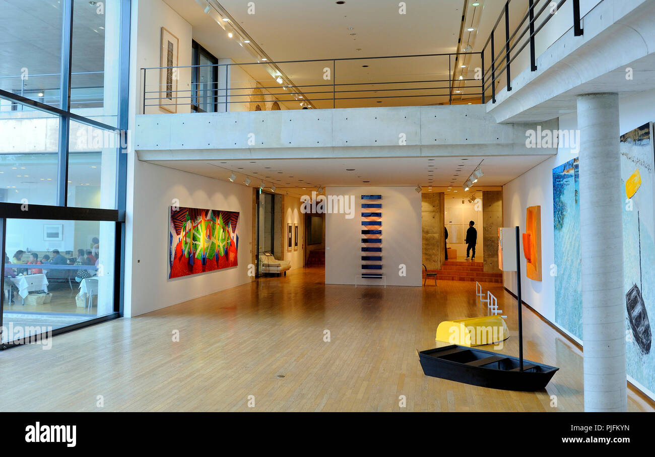 Japan, Naoshima island, Museum of Modern Art of the Benesse House, by ...