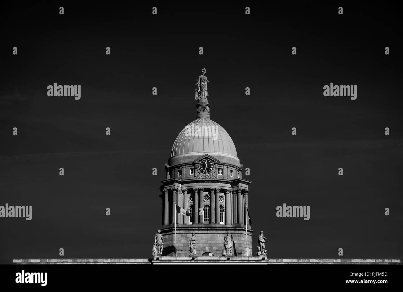 Capital of ireland Black and White Stock Photos & Images - Alamy