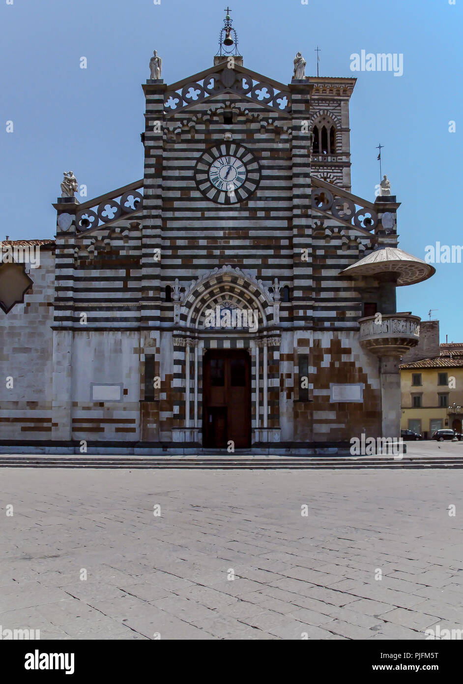 Italy, Tuscany, Prato Cathedral (Cattedrale di Santo Stefano Stock ...