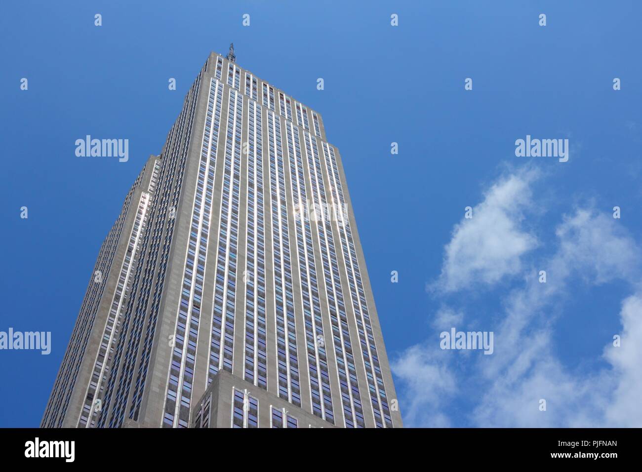 NEW YORK, USA - JULY 4, 2013: Empire State Building skyscraper in New ...