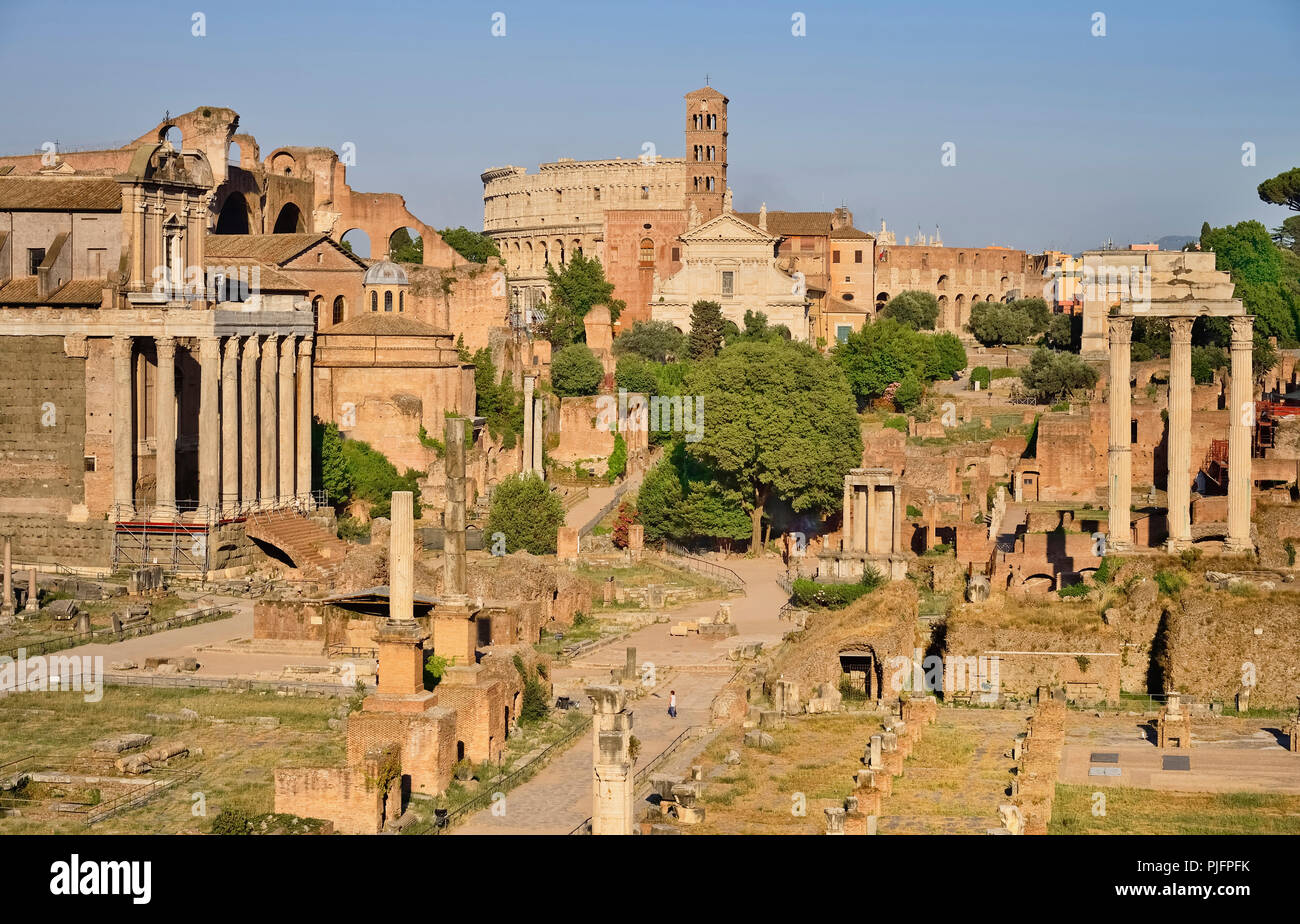 Ancient rome from capitoline hill hi-res stock photography and images ...