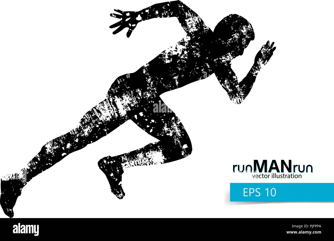 Runner Silhouette Vector Free Download