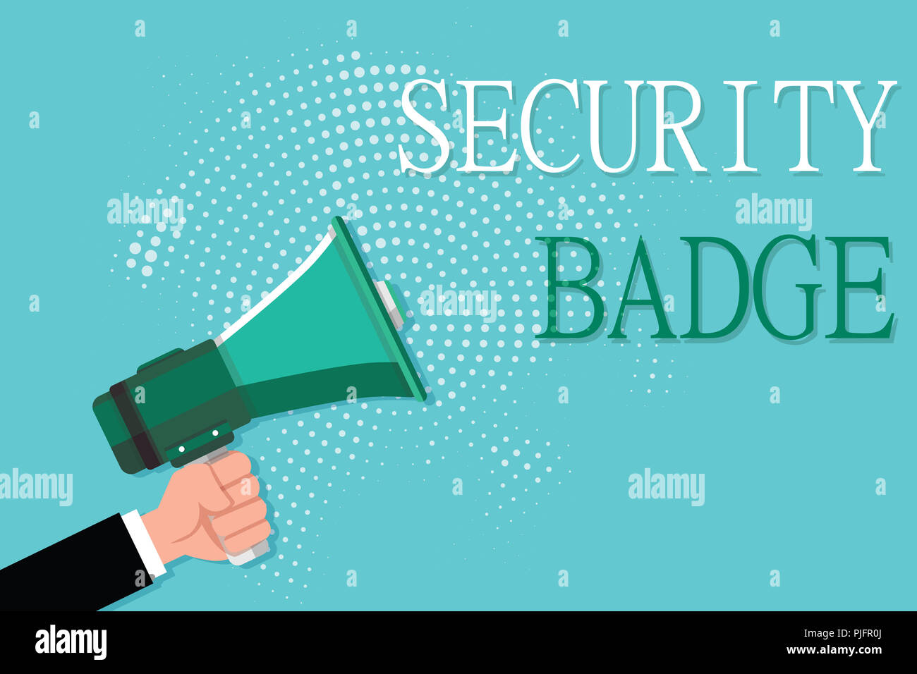 Conceptual hand writing showing Security Badge. Business photo ...
