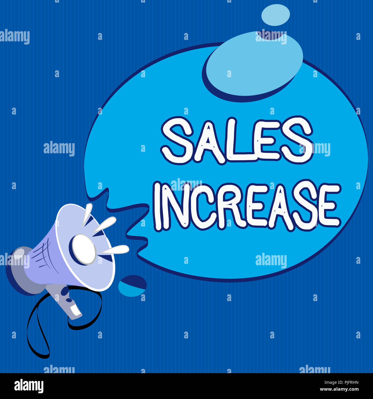 Text sign showing Sales Increase. Conceptual photo Grow your business ...