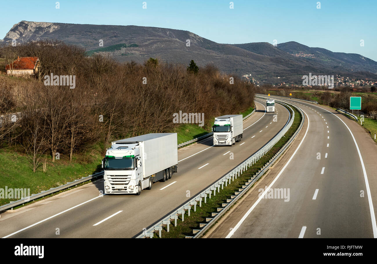 Truck fleet hi-res stock photography and images - Alamy