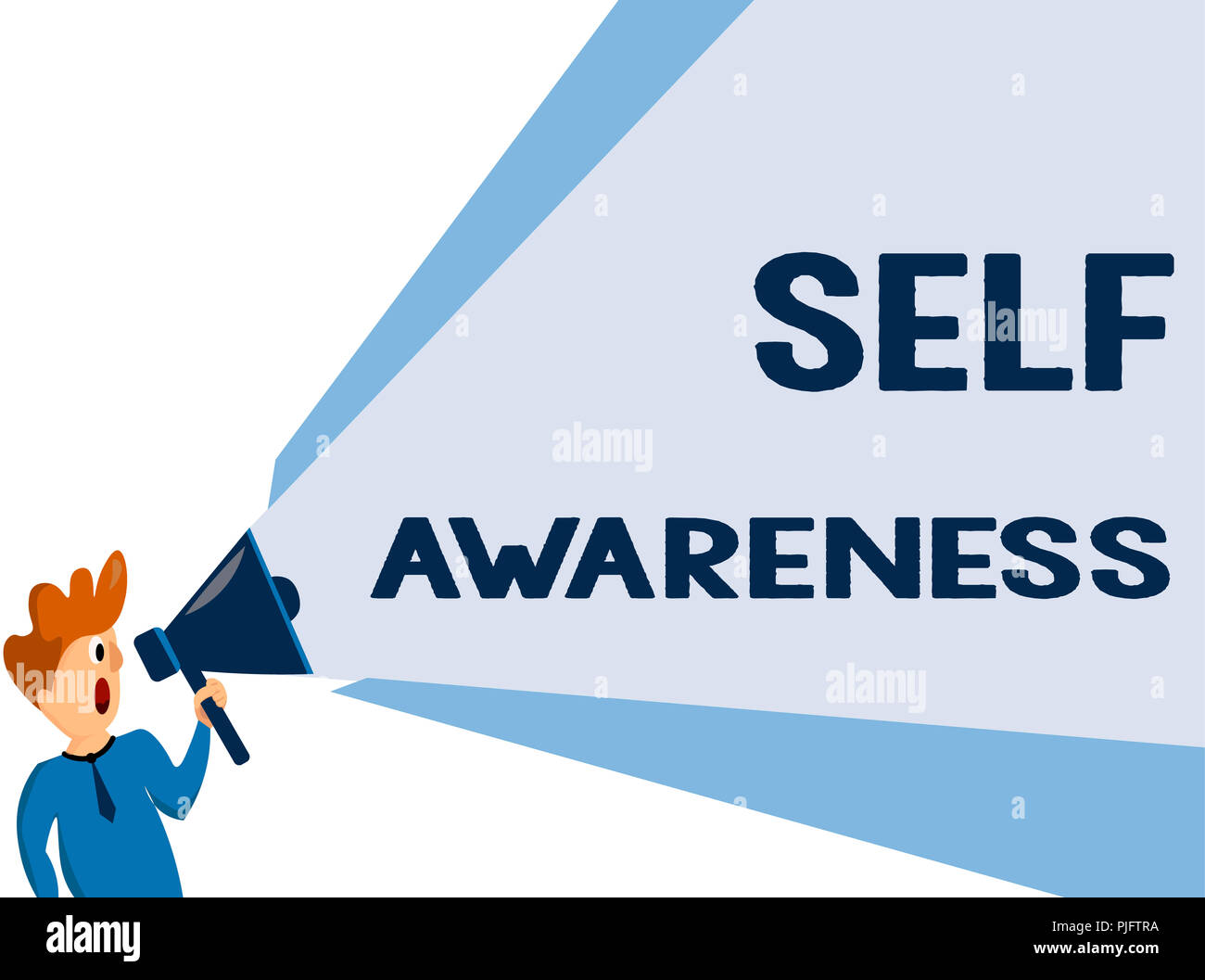 Text sign showing Self Awareness. Conceptual photo Consciousness of a ...