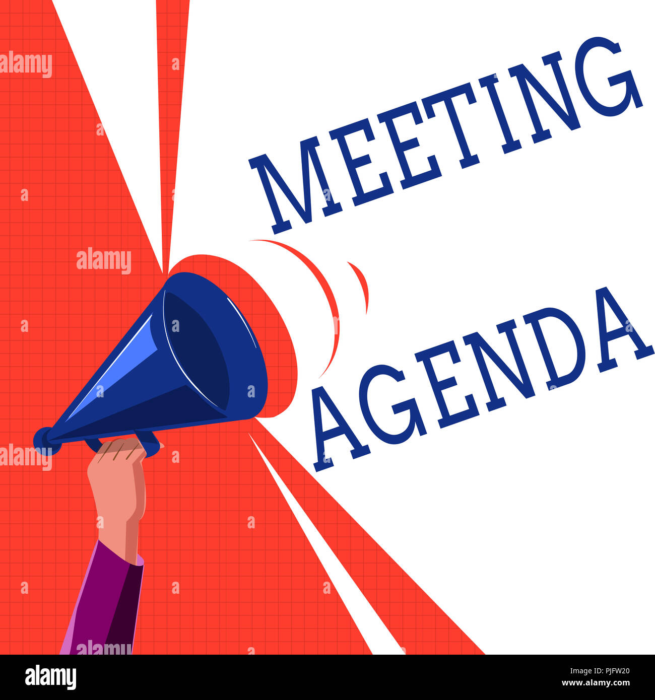 Business Meeting Agenda Clipart