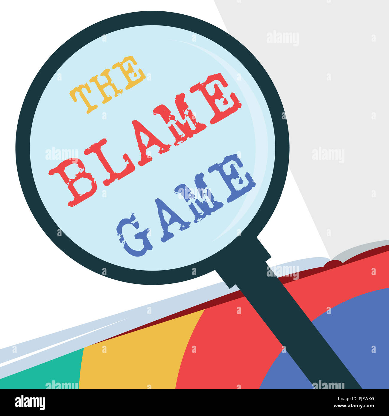 Text sign showing The Blame Game. Conceptual photo A situation when ...