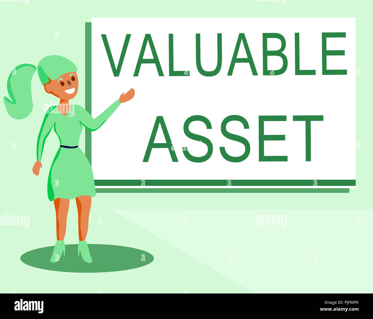 Text sign showing Valuable Asset. Conceptual photo Your most valuable ...