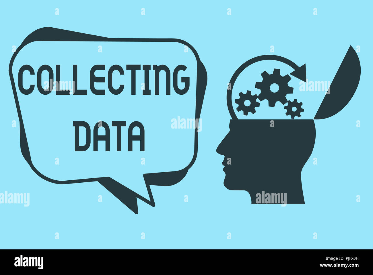 Word writing text Collecting Data. Business concept for Gathering and ...