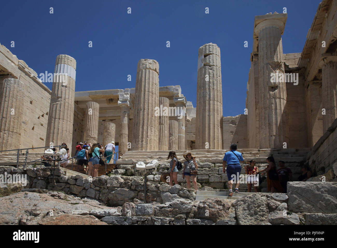 Propylaia athens hi-res stock photography and images - Alamy