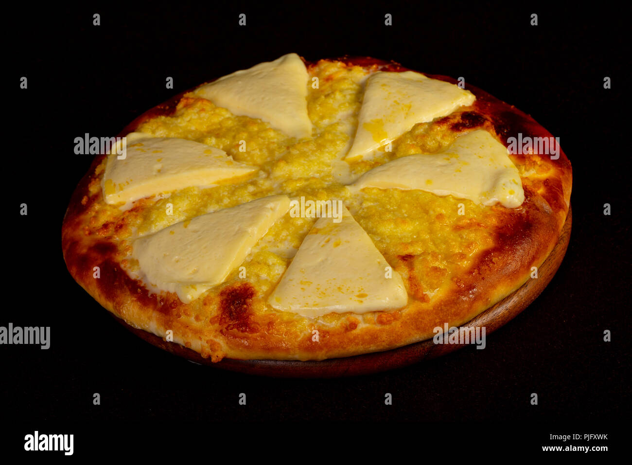Georgian traditional hachapuri with cheese Stock Photo - Alamy