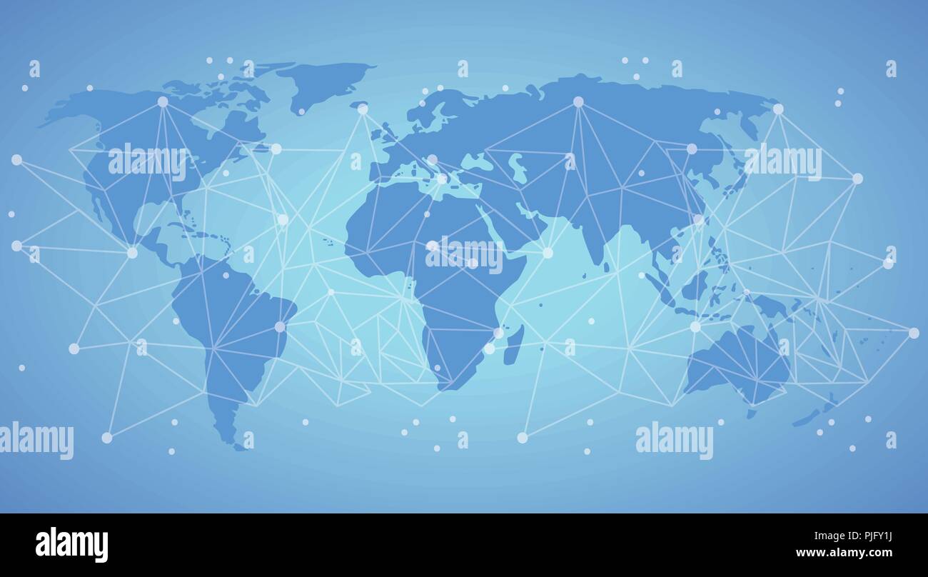 World and connection Stock Vector Image & Art - Alamy