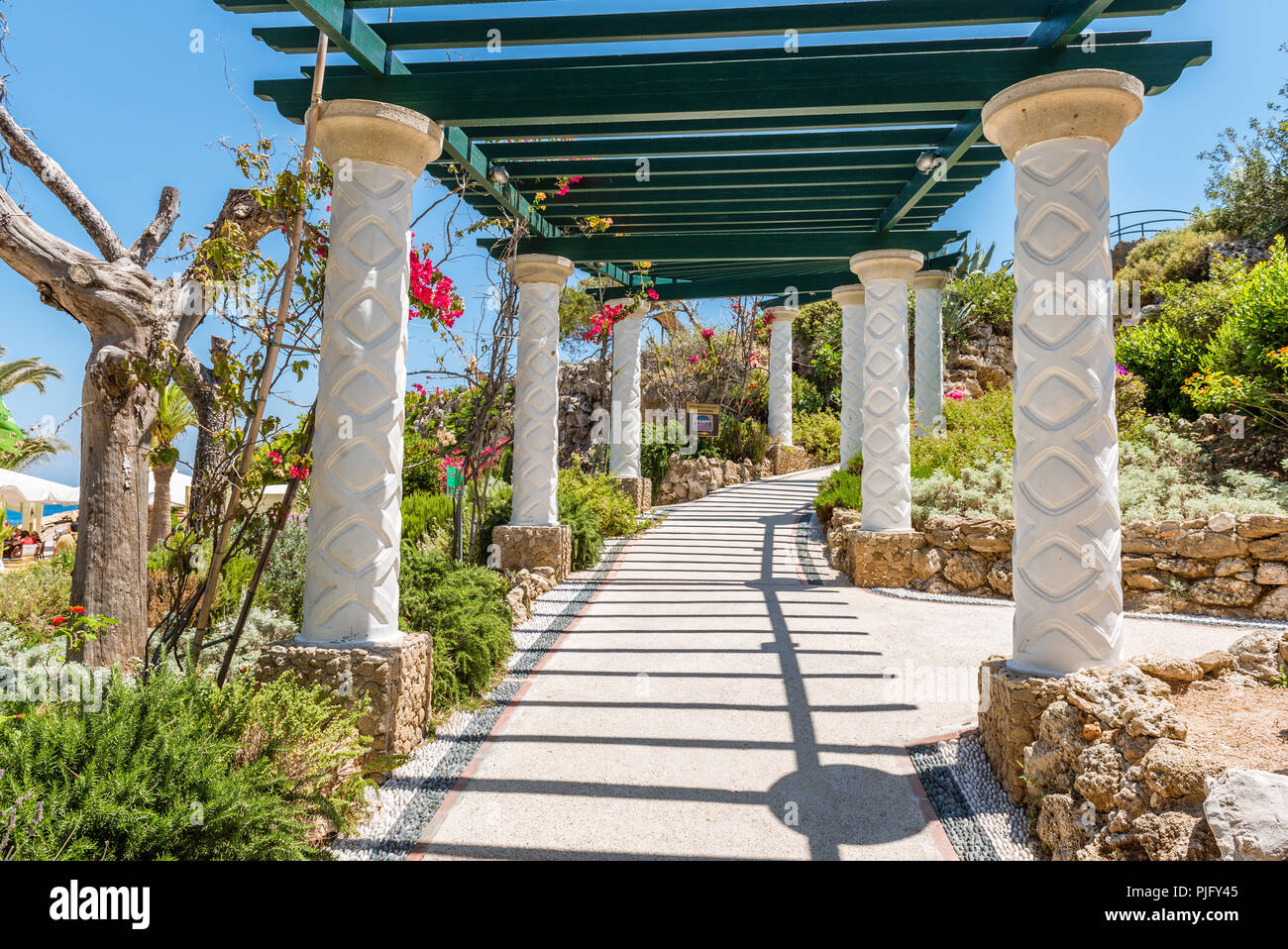 Pergola With Columns High Resolution Stock Photography and Images - Alamy