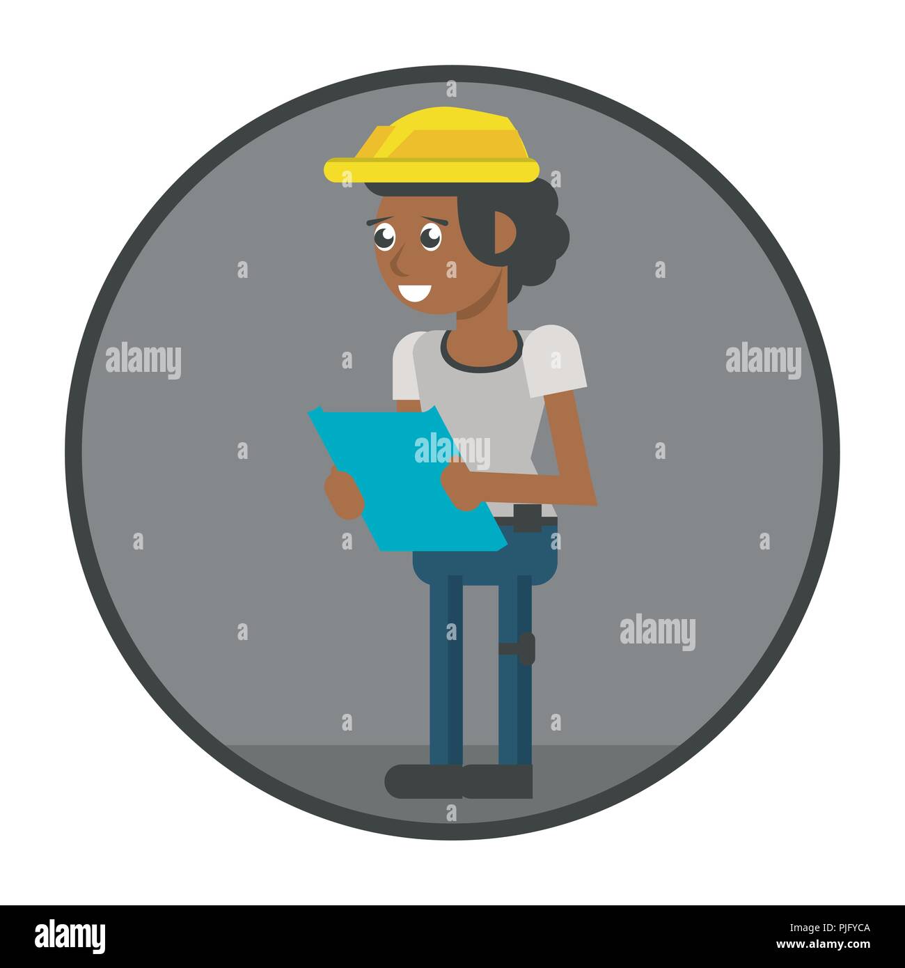 Woman worker cartoon Stock Vector Image & Art - Alamy