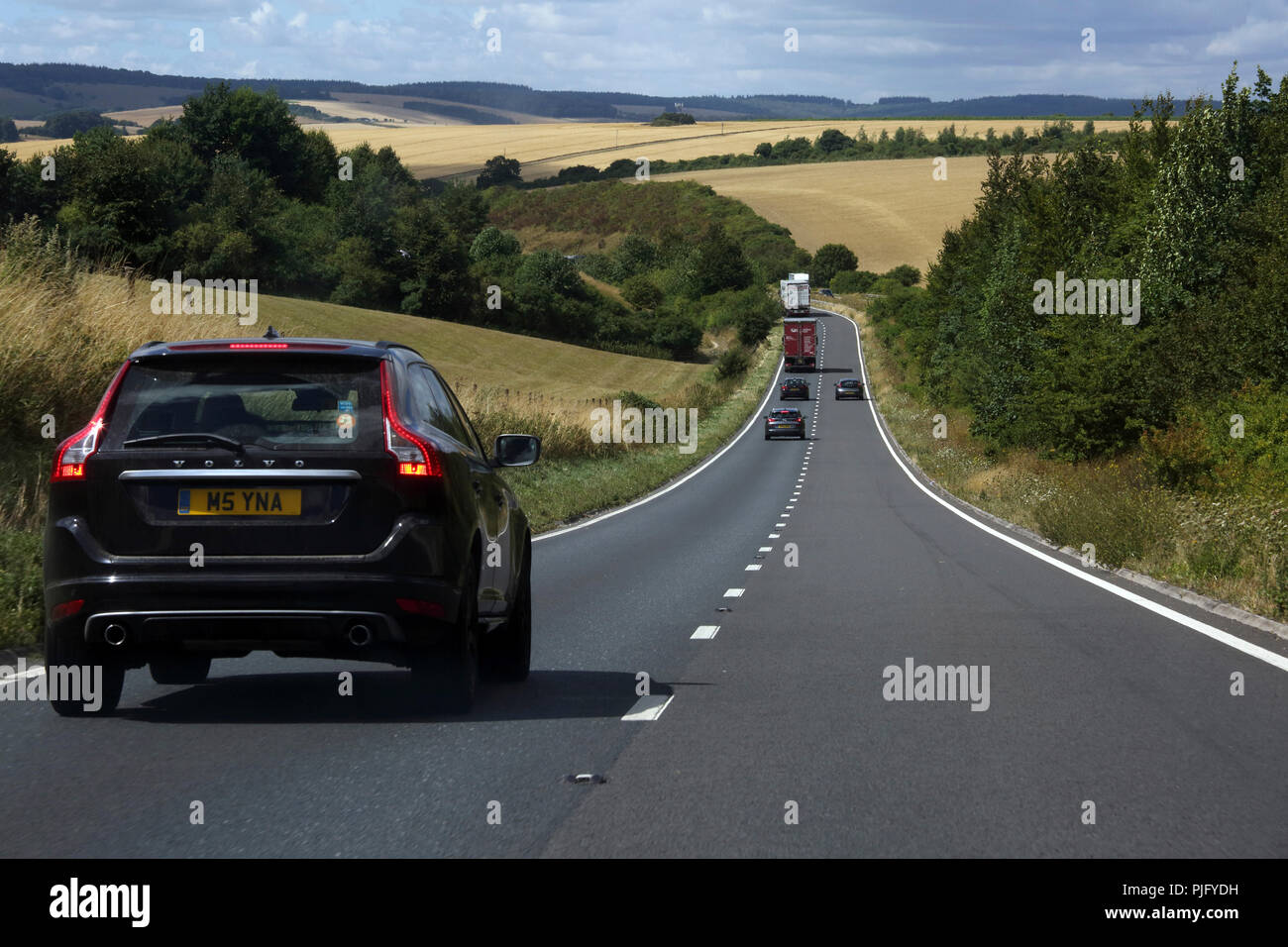 Wiltshire England Traffic on the A303 Trunk Road Stock Photo - Alamy
