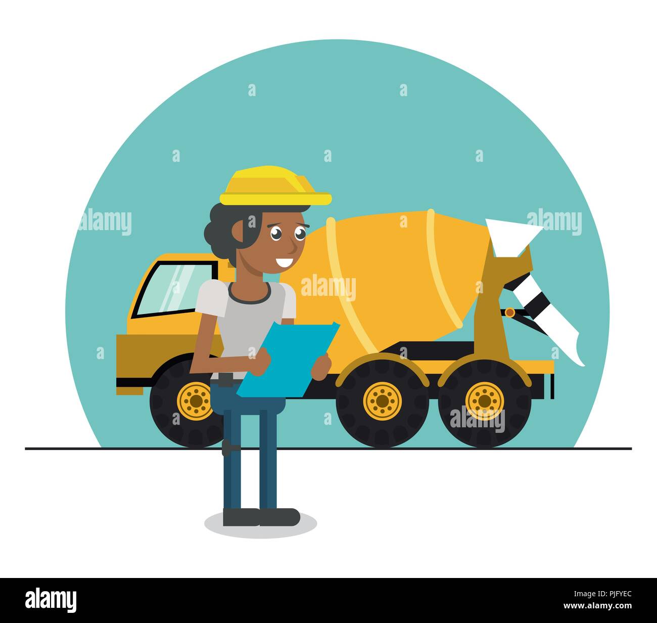 Woman worker cartoon Stock Vector Image & Art - Alamy