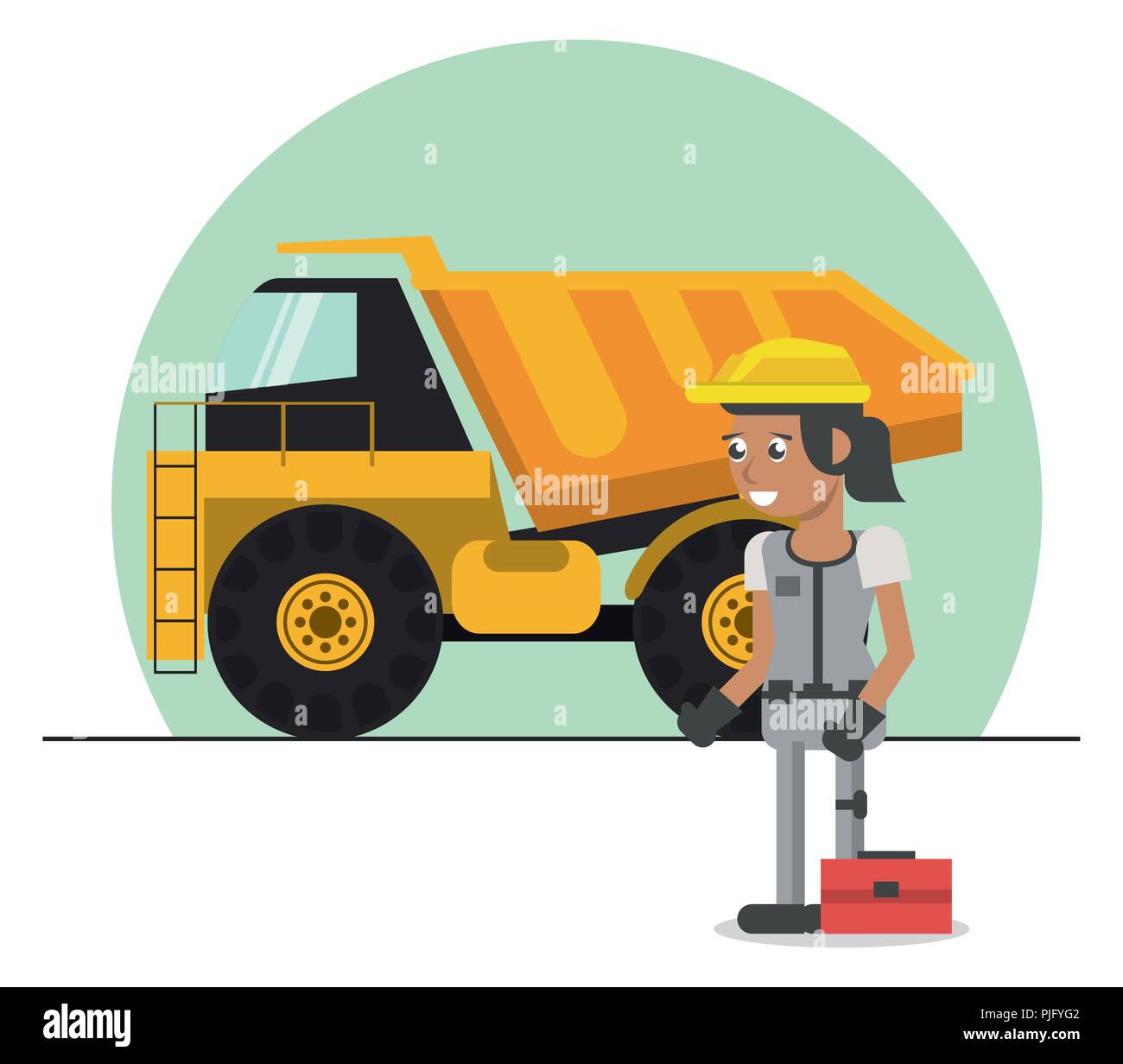 Woman worker cartoon Stock Vector Image & Art - Alamy