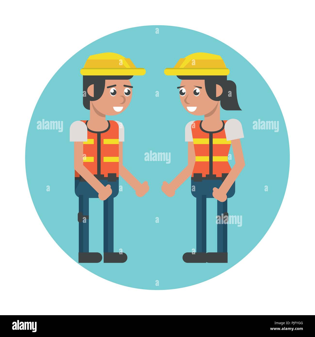 Construction workers cartoons Stock Vector Image & Art - Alamy