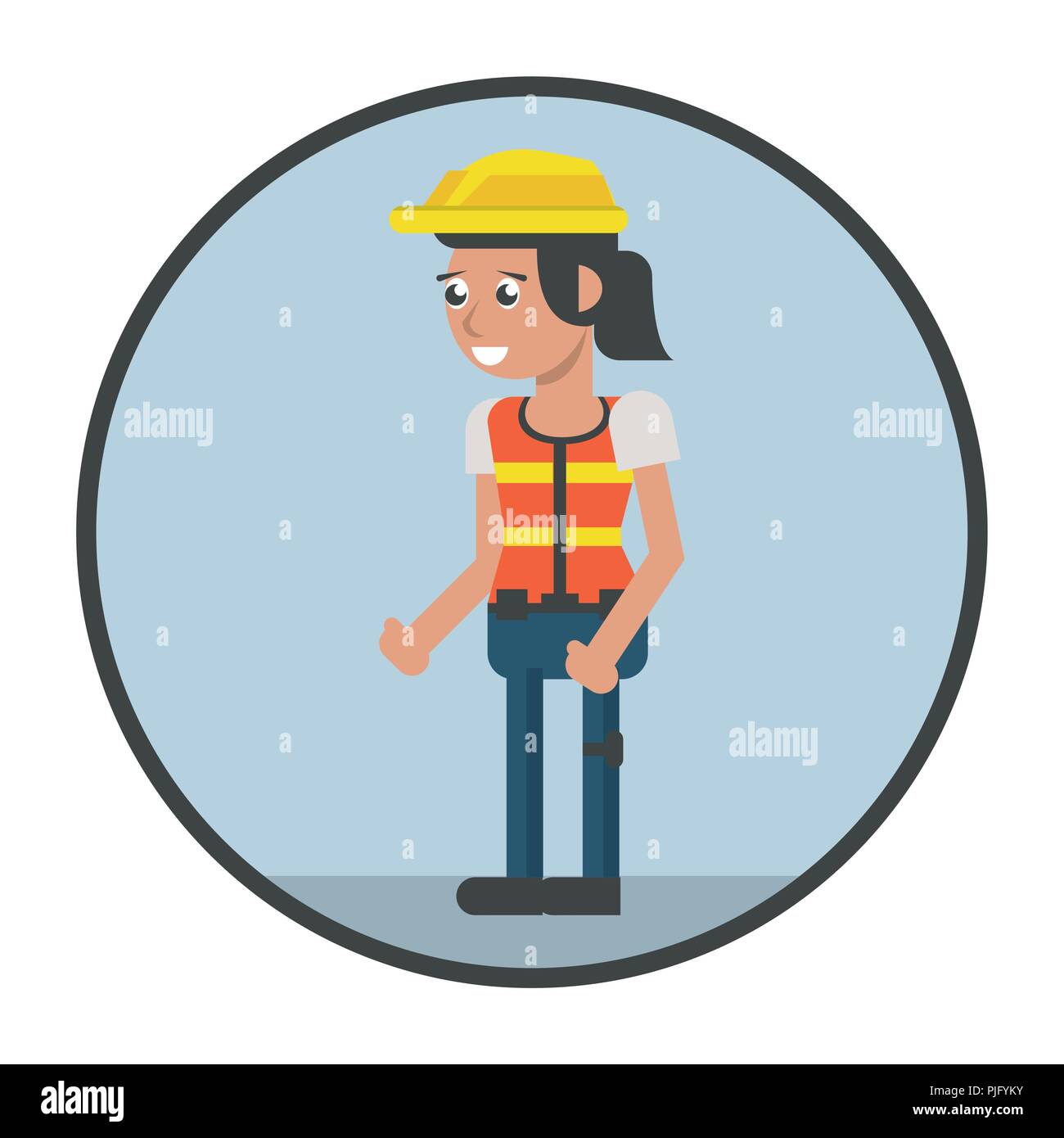 Woman worker cartoon Stock Vector Image & Art - Alamy