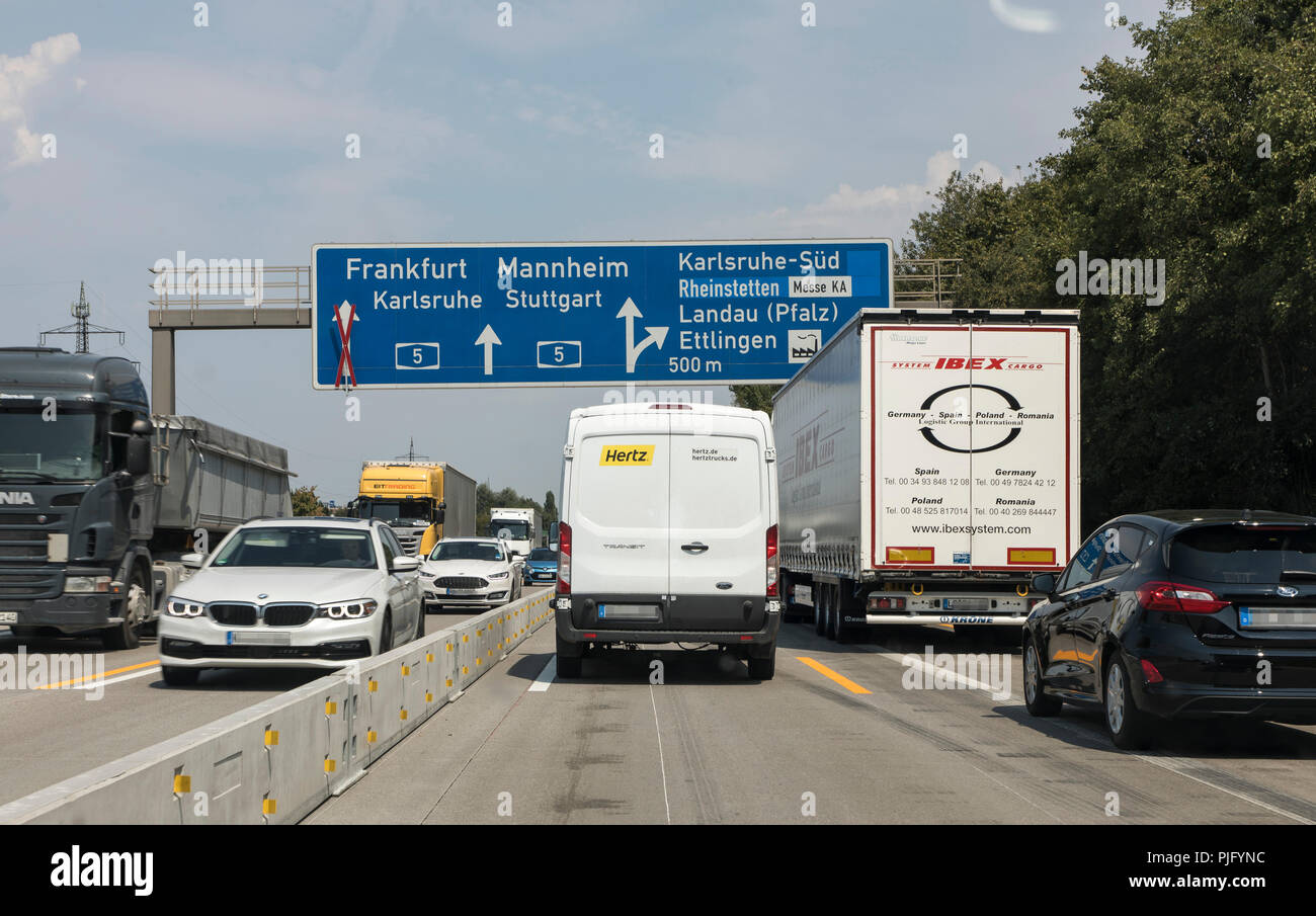 Road signs motorway junction sign hi-res stock photography and images ...