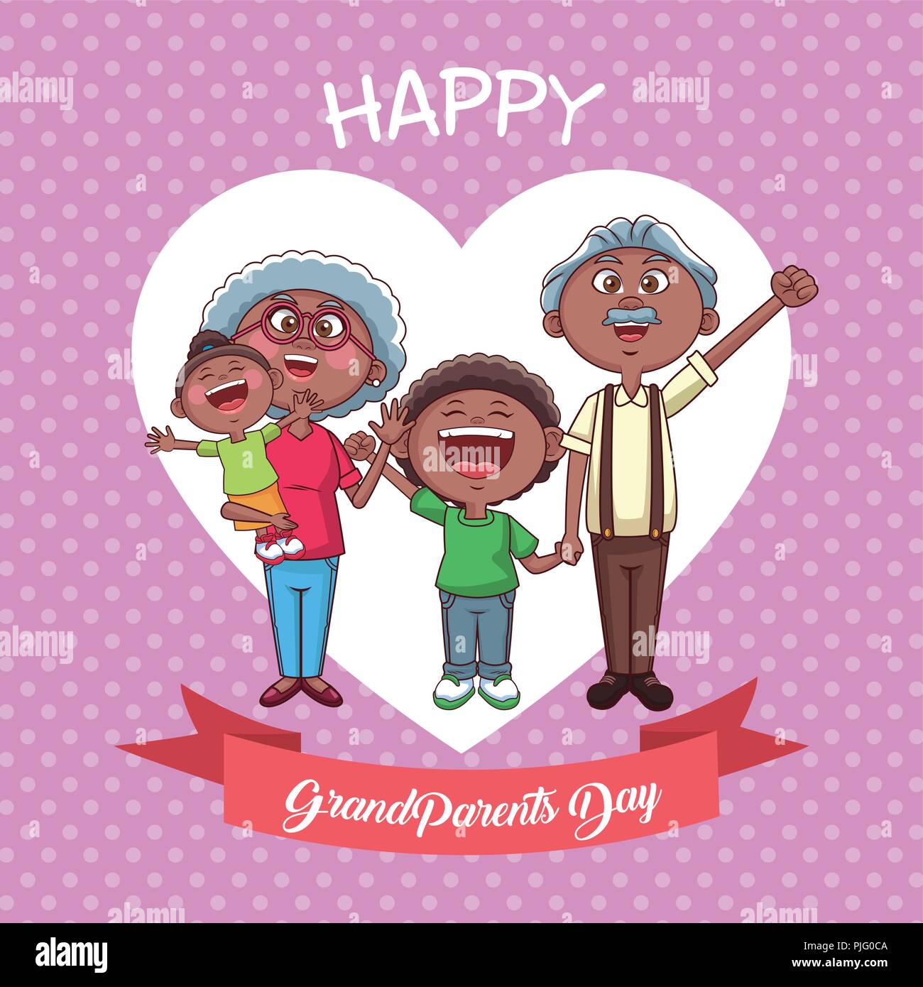 Black Grandparents Day Clip Art
