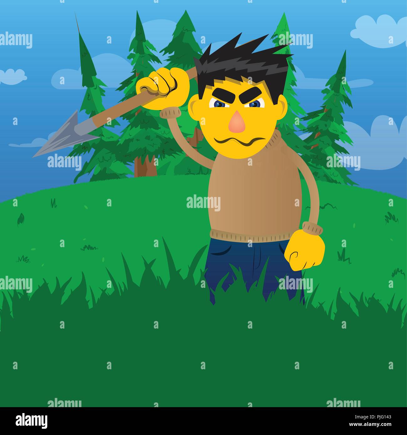 Dynamic battle Stock Vector Images - Alamy