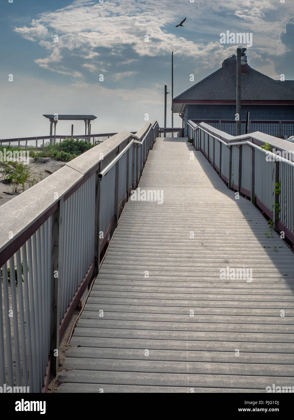 Long Beach Boardwalk New York High Resolution Stock Photography and ...