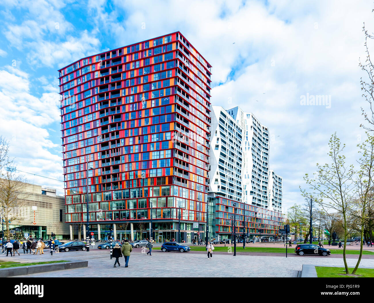 Rotterdam, South Holland / Netherlands - April 15 2017: Colorful ...