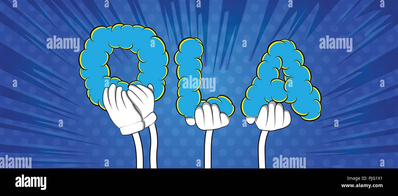 Ola alphabet Stock Vector Images - Alamy