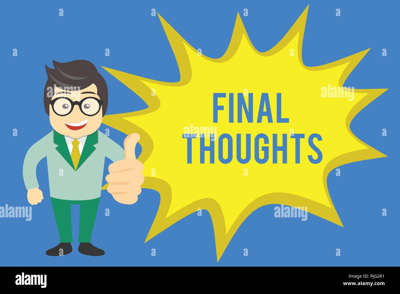 Handwriting text writing Final Thoughts. Concept meaning Conclusion ...